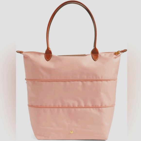 Longchamp | Bags | Longchamp Le Pliage Expandable Tote In Pinky Pink ...